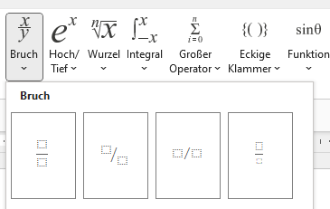 Brüche und Formeln in Word einfügen » #lernsnacks #weggesnackt